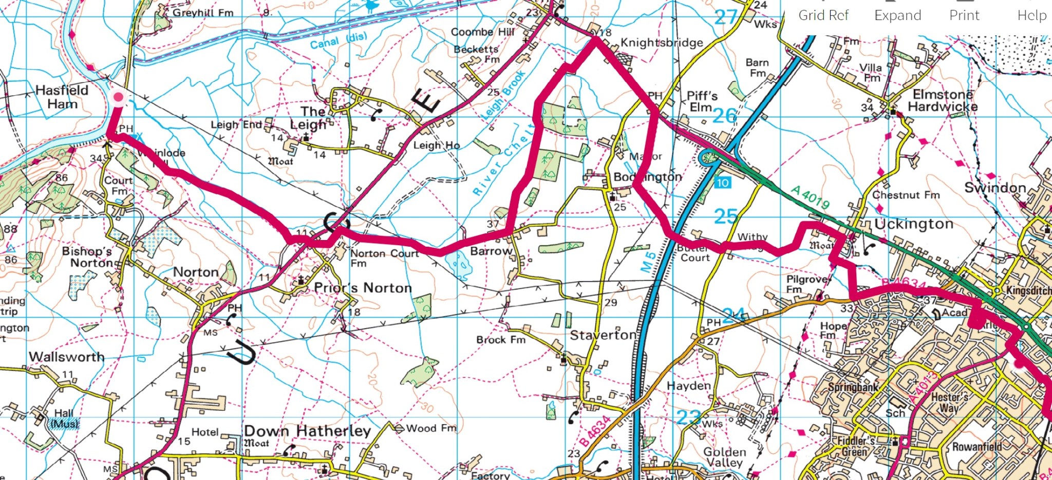 Full River Walk – River Chelt Trail